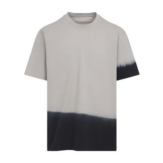 Yohji Yamamoto Homme, Tops, Gris, Taille: XL Dipped Regular Short Sleeve Tee