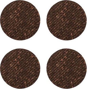 Sagaform Dante Glasuntersetzer-Set 4-teilig aus Kork in der Farbe Braun, Durchmesser: 10cm, 5018322