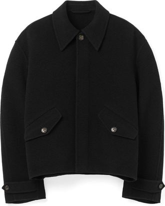 S&eacute;fr Relaxed Wool Jacket Black