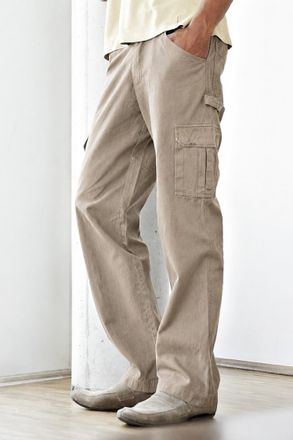 Hempage Hempage Herren vegan Cargohose Robust Grit Graubeige