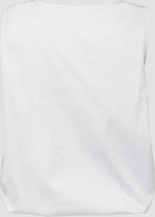 s.Oliver Blusentop Bluse Popeline-Top mit Ballon-Saum