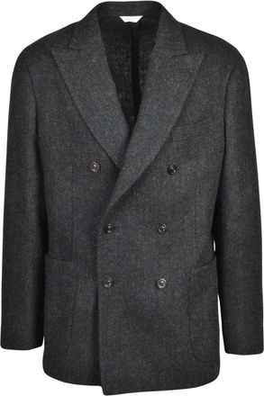 Boglioli Homme, Vestes, Gris, Taille: XL Giacca doppiopetto