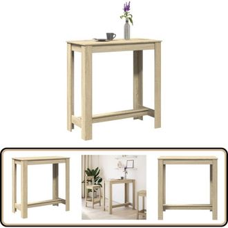 vidaXL Bartisch Sonoma-Eiche 102x50x103,5 cm Holzwerkstoff - Vidaxl