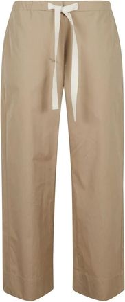 Max Mara Femme, Pantalons, Beige, Taille: 36 FR Straight Pantalons
