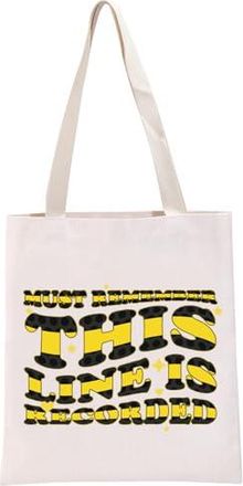 Generic PYOUL Future Dispatcher Gift Must Remember This Line Is Recorded Sac fourre-tout Dispatcher Pride Sac &agrave; main Cadeau durgence, Cette ligne est enregist