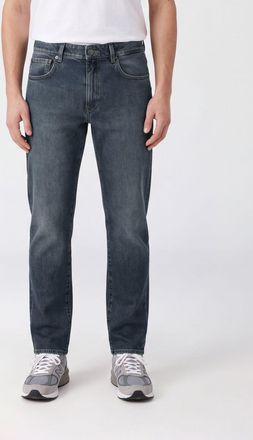 Incotex Straight-Jeans mit mittlerer Leibh&ouml;he aus Baumwolldenim