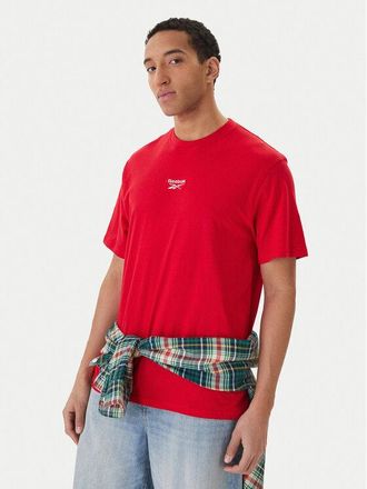Reebok T-Shirt Branagan RK25561CCM Rot Regular Fit