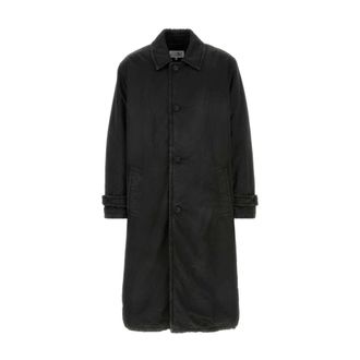 Maison Margiela Long Coat - - Coats - Herren - Schwarzk - M