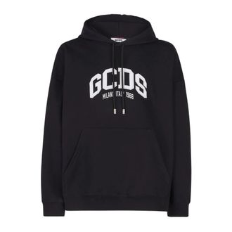 GCDS Logo Lounge Hoodie - - Sweatshirts & Hoodies - Damen - Schwarzk - S