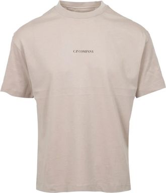 C.P. Company C.p. Company, Homme, Tops, Gris, Taille: S C.p. Company T-shirts et Polos Stucco