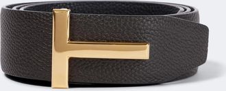 Tom Ford Wendbarer G&uuml;rtel T Icon aus Leder