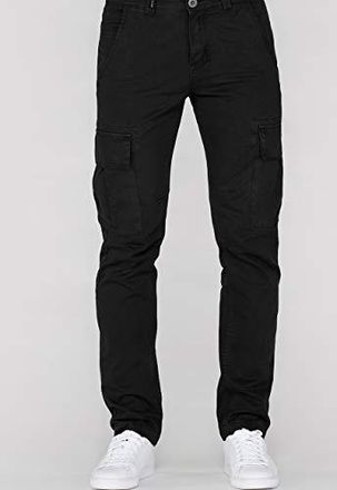 Alpha Industries Alpha Indutries Agent Pantalon de Loisirs pour Homme Black