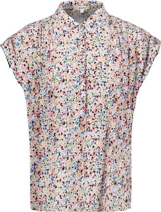 Garcia Garcia Damen Shirt Short Sleeve Bluse, Off White, XS