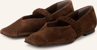 Alohas Alohas Mary-Jane-Ballerinas Lautan braun