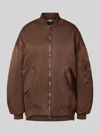 Miss Goodlife Relaxed Fit Bomberjacke mit Zweiwege-Rei&szlig;verschluss