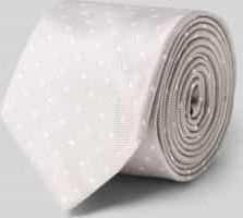 Gierremilano Seidenkrawatte aus reiner Seide mit Logo-Patch (7,5cm)