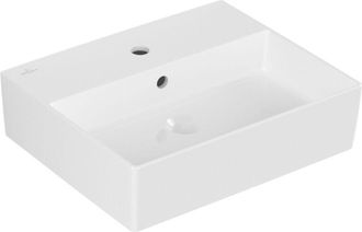 Villeroy & Boch Memento 2.0 Wandwaschbecken, 1 Hahnloch, mit
