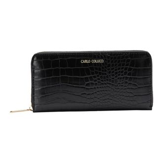Carlo Colucci Geldb&ouml;rse mit Goldenen Details Covi - - Accessories - unisex - Schwarzk - ONE SIZE