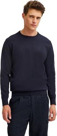 Bugatti 7400-95510 Pull à col Rond, Marine-390, XL Homme