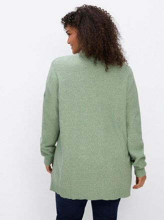 Sheego Strickjacke Strickjacke Langarm Feinstrick