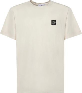Stone Island Homme, Tops, Beige, Taille: XL Compass T-Shirt