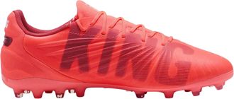 Puma King Match MG Fu&szlig;ballschuhe mit festem Boden f&uuml;r Herren (Glutrot)