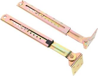 Artibetter Support T&eacute;lescopique pour Table Et Lit M&eacute;dical Barre R&eacute;glable en Zinc Antirouille Pieds T&eacute;lescopiques Silencieux Et Faciles &Agrave; Installer pour Mobilier 