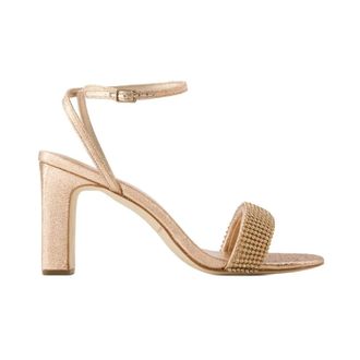 Loeffler Randall Beige Sandalen - Synthetikleder - Kn&ouml;chelriemen - - Shoes - Damen - Beige - 37 EU