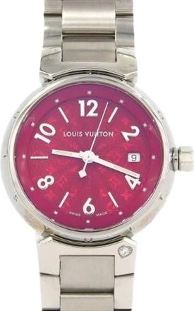 Louis Vuitton Montre Pre-owned en Acier Inoxydable - Femme - Pre-owned - Rouge - Taille: ONE Size