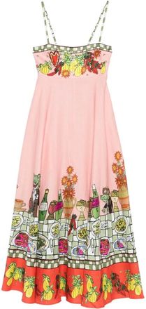 Alemais Femme, Robes, Rose, Taille: 36 FR Maxi Sundress