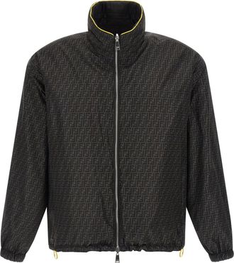 Fendi Reversible Nylon Jacket - black