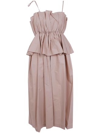 Twin-Set Abito Scollo A V Draped