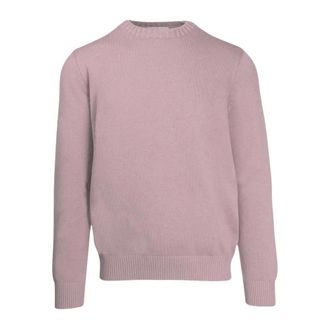 Gran Sasso Rundhals-Strickware - - Knitwear - Herren - Rosa - 3XL