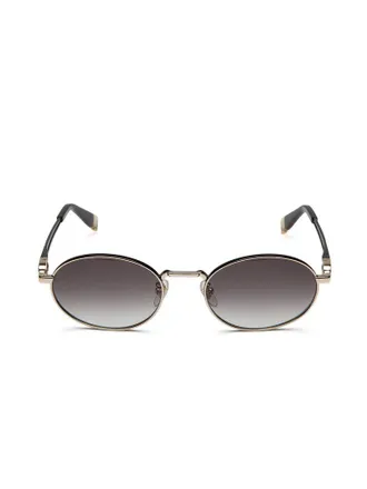 Furla Womens Sunglasses Oro Rose Luc. W-Parts Black Luc Metal Eyewear - Rose W/parts