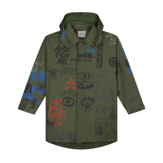 Arte Homme, Vestes, Vert, Taille: XL Art Saves Parka