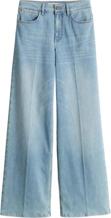 someday Damen Wide | Wide Leg Denim CELLMA Iconic Mid Rise aus BCI Cotton Mix Light Tint Blue, 38