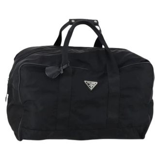 Prada Pre-owned Nylon Weekend Bag - - Pre-owned - Damen - Schwarzk - ONE SIZE