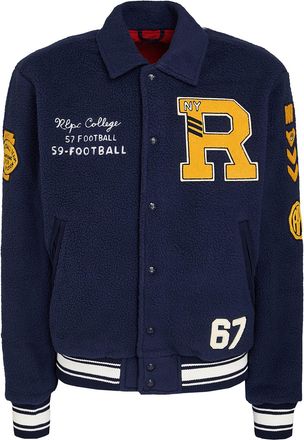 Ralph Lauren Pile Fleece Letterman Jacket