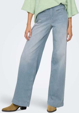 Only Wide Fit - Jeans aus Denim in einem speziellen Blaugrau