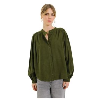 Sacr&eacute;coeur Femme, Blouses et Chemises, Vert, Taille: 38 FR Algae Blouse Giannita