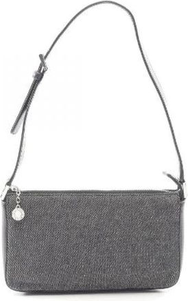 Bulgari Sac bandouli&egrave;re Pre-owned Logo Mania en toile et cuir - Femme - Pre-owned - Noir - Taille: ONE Size