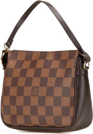 Louis Vuitton Crossbody Bags - Damier Ebene Trousse Pochette - Gr. unisize - in Braun - f&uuml;r Damen