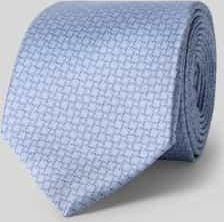 Gierremilano Seidenkrawatte aus reiner Seide mit Logo-Patch (7,5 cm)