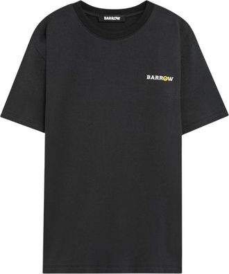 Barrow Barrow, unisex, Tops, Noir, Taille: M Jersey T-Shirt