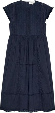 The Great. THE Great, Femme, Robes, Bleu, Taille: 40 FR Sonnet Midi Dress