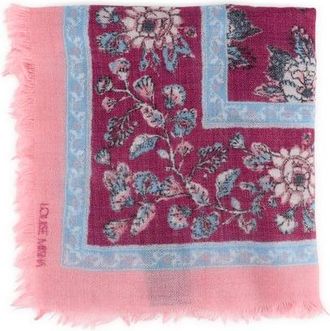 Louise Misha Foulard imprim&eacute; en laine