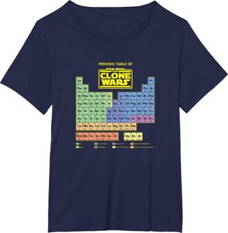 Star Wars Clone Wars Periodic Table T-Shirt