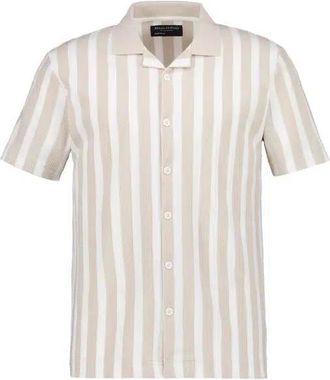 Marc O'Polo Herren Kurzarmhemd beige