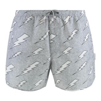 Neil Barrett Badeshorts mit Kordelzug Polyamid Seitentaschen - - Swimwear - Herren - Grau - M