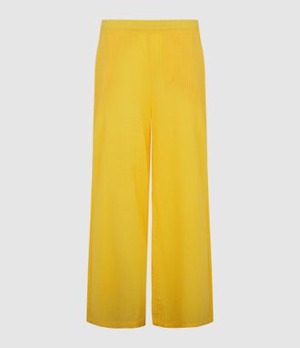 Maison Saint Julien Pantalon Cap Estel Citron